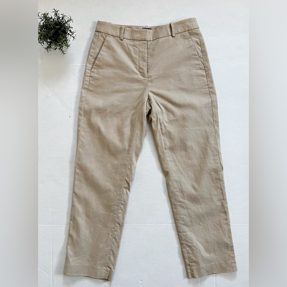 J. Crew | Pants & Jumpsuits | J Crew Kallie Stretch Linenblend ...